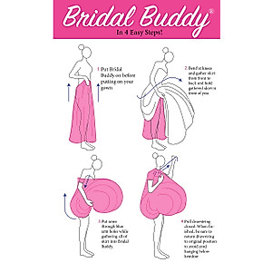 Bridal Buddy – Wedding Gown Underskirt – Elastic Waist – As Seen on Shark Tank