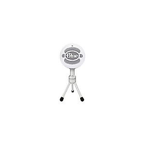 Blue Microphones Snowball Ice Microphone with Knox Pop Filter & Studio Headphones