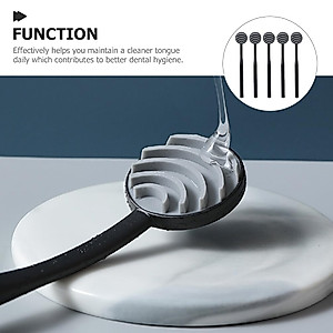 EXCEART 5pcs scraper tool silicone spatula cleaning brush household brush cleaners for adults breath freshening cleaners scrubber 2 in 1 gel cream plastic