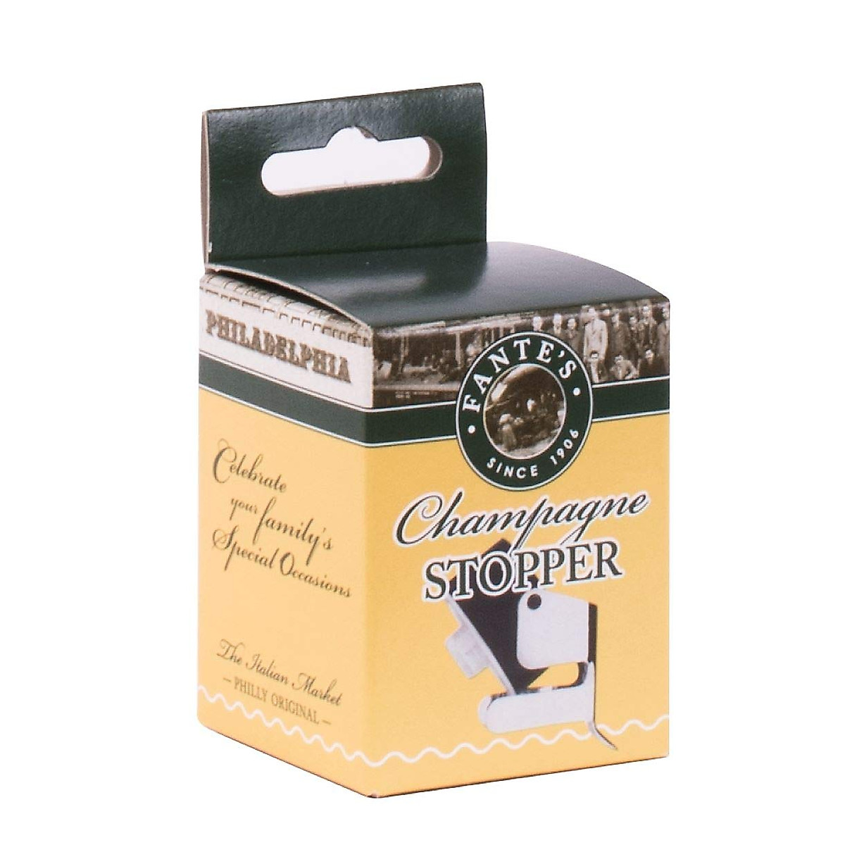 Fantes Champagne Stopper, Made in Italy, The Italian Market Original since 1906