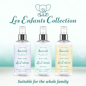 Boiess Colognes Poppy mint For Moms, Babies & Kids | Natural Eau de Cologne | Clean & Fresh Scent | Children Fragrance For Soft & Sensitive Skin | Easy Use, Gentle on Baby | Size: 8.5 FL Oz