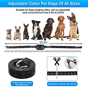 Moclever Wireless Dog Fence System Electric Dog Fence Automatic Trigger Pet Shock Containment Boundary,Adjustable Range Up to 722ft, IPX8 Waterproof Rechargeable Collar for Small Medium Large Dogs