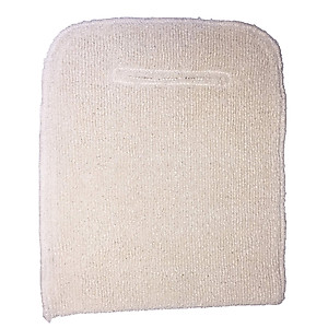 Golden Protective Services Outlet Cotton Loop, 10" x 11" Cream Oven Pad with Handslot, Heavy Weight Terry Cloth, 500 Degree Temp Rating