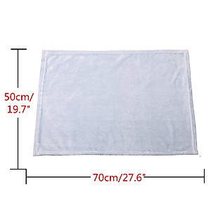50 * 70cm Large Throw Blankets Fashion Solid Soft Throw Kids Blanket Comfortable Warm Coral Plaid Flannel Blankets