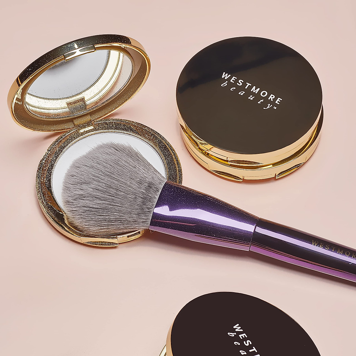 Westmore Beauty After Effects 3-In-1 Photoshop Finishing Powder 0.26 OZ - Face Powder Foundation - Makeup Powder, Setting Powder Makeup, Pressed Powder, Loose Powder Makeup, Face Powder Compact