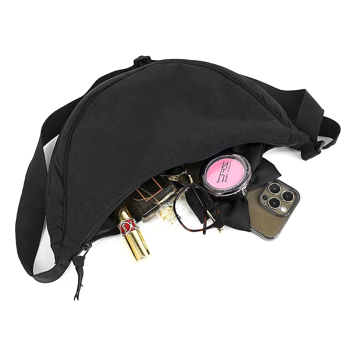 Crossbody Bag Hobo Sling Crescent Bag Women Men Trendy Small Shoulder Bag Purse Dumpling Bag Casual Handbag Adjustable Strap