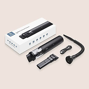 Owleys Cordless Car Vacuum Cleaner - 16000PA Powerful Suction - Rechargeable Vacuum Cleaner for Car - Handheld Vacuum Cleaner for a Vehicle - Portable High Power Vacuum for Home, Car