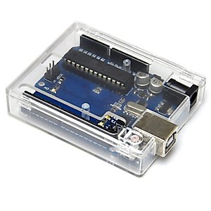 Gikfun UNO R3 R4 Case Transparent Clear Computer Box Compatible with Arduino UNO R3 R4 EK1655