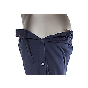 Funny Guy Mugs Retro Tearaway Sweatpants - Premium Breakaway Pants (Navy Blue, Youth Medium)