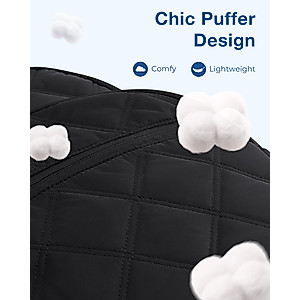 BAGSMART Laptop Backpack for Women, Travel Backpack Fits 17.3 Inch Computer Bookbags 40L Back Pack with Charging Port Hole for School College Work Business, Black