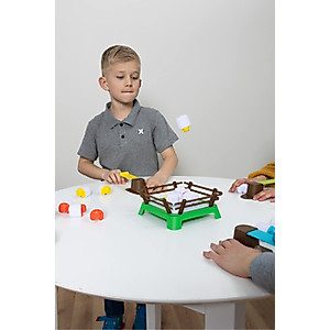 Fat Brain Toys Heap-O-Sheep - Game of Catapulting Sheep, 6 to Adult, 2 to 4 Players