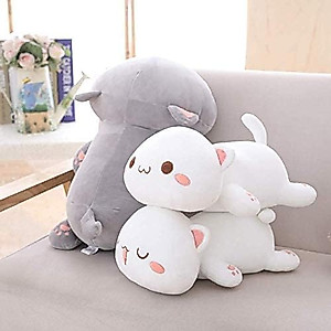 35-65 Kawaii Lying Cat Plush Toys Stuffed Cute Cat Doll Lovely Animal Pillow Soft Cartoon Toys for Children Girls