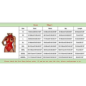 XINSHIDE Plus Size Lingerie for Women Sexy Naughty Open Front Fishnet Mesh Sheer Babydolls Teddy Snap Crotch Halter Leather Bodysuits