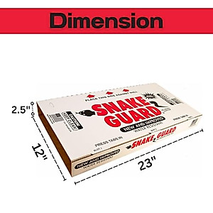 Snake Guard® Snake Trap by Wildlife Control Supplies – Weather Resistant Zero Contact Snare – Safe & Effective - for Commercial & Residential Use – Great for Basements, Garages & Sheds