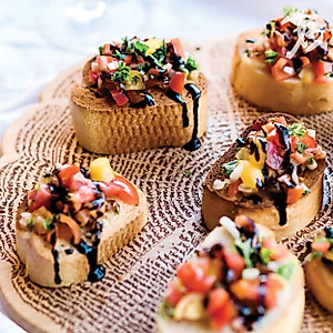 Totally Bamboo 13" Tree of Life Cutting and Serving, 100% Bamboo Laser Etched Art of Endangered and Exotic Animals, 5/8" Thick Board