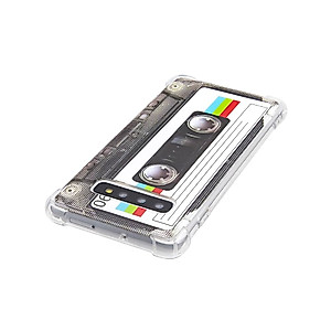 FAteam Case for Galaxy S10 Plus, Matte Finish with TPU Soft Bumper Retro Cassette Tape Case Compatible with Samsung Galaxy S10 Plus 2019 Release