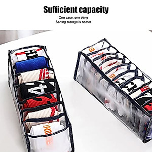 Underwear Organizers and Storage, Foldable Underwear Drawer Organizer Closet Organizer Sock Drawer Organizer Bra Organizer Divider(02)