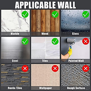 3 in 1 Bathroom Shampoo and Conditioner Dispenser with Waterproof Labels - Drill Free Shower Soap Dispenser Wall Mounted for Home Hotel RV | 3x17oz Refillable Bottles