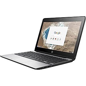 HP Chromebook 11 G5 11.6" 2GB 16GB eMMC Celeron® N3060 1.6GHz ChromeOS, Gray (Renewed)