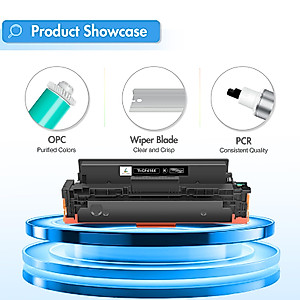 TRUE IMAGE Compatible Toner Cartridge Replacement for HP 410X CF410X CF410A 410A M477 M452 Color Pro MFP M477fdw M477fnw M452dw M477fdn M452nw M452dn M377dw Printer Ink (Black, 1-Pack)