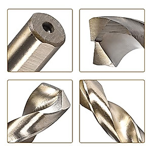 Reduced Shank Twist Drill Bits 14.5mm High Speed Steel 6542 with 10mm Shank 1 Pcs