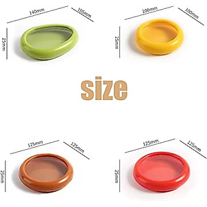 Silicone Fruit Storage Box,Fruit And Vegetable Anti-Oxidation Storage Box,Food Storage Containers Fruit And Vegetable Anti-Oxidation Storage Box Ideal For Garlic, Onions, Lemons, And Potatoes (4 PCS )
