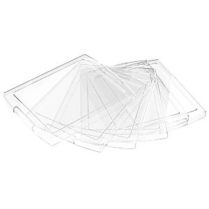Storex Lid for 4 Gallon Classroom Storage Bin, 13-5/8 x 11-1/4 x 1-1/2 Inches, Translucent