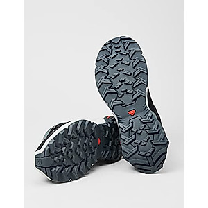 Salomon X Reveal Gore-TEX Hiking Shoes for Women, Black/Stormy Weather/Ebony, 10.5