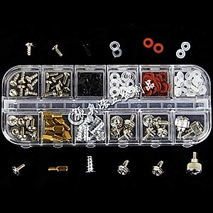 Ochoos 1box Desktop Computer Host Chassis Repair Power Video Cards Motherboard Hard Disk Small Screws Screw Sets Accessories Parts