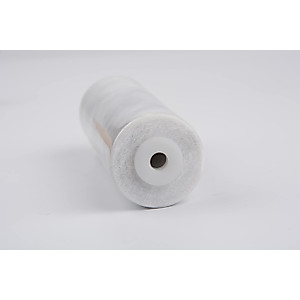 Tianman Small Marble Rolling Pin Pizza Roller, Marble Pastry Roller Non-Stick T-Type, For Cake Baking Tortilla Fudge Pizza Cookies and Other Kitchen Baking Cooking (Type 1 White).