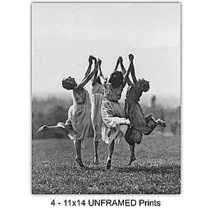 Wicca Witch Witchcraft Wall Art & Decor 11x14 - Pagan Poster Set - Gothic Home Decor - Goth Wall Art - Fairy Goddess decoration - Wiccan Supplies Accessories - Black magic Gift - Mysticism Occult