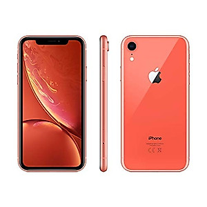 Apple iPhone XR, 64GB, Coral - Unlocked (Renewed)
