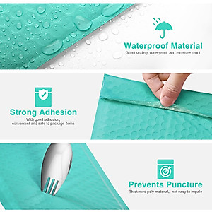 Metronic 100 Pack Bubble Mailer 6x10, Waterproof Padded Envelopes Self-Seal Small Bubble Mailers Cushioning Bubble Envelopes for Shipping,Small Items, Jewelry Makeup Supplies, Packaging Bulk#0