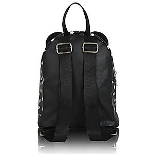 Mickey Mouse Premium Mini Backpack - Mickey Mouse Classic Double Strap 10 Inch Mini Backpack (Black Pink Mickey)