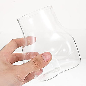 Creative Body Shape Wine Glasses Butt Cocktail Glass Cup Goblet Drink Glasses Novelty Party Shot Glass for Bar Hen Bachelor Birthday Party Decoration