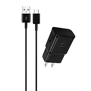 Samsung Charger Fast Charging Type C Cable 6ft with Cell Phone Charger for Samsung Galaxy Note 8/Note 9/Note 10/Note 20/S10/S10e/S10 Plus/S9/S9 Plus/S8/S8 Plus/S20/S21/S22/A50/A51/A52