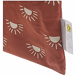 Itzy Ritzy Sealed Wet Bag with Handle – Wet Bag for Travel, Swimsuits, Cloth Diapers, Gym Clothes & Toiletries - Washable & Reusable w/Water Resistant Lining - Measures 11” x 14” (Terracotta Sunrise)