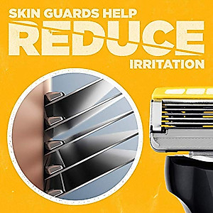 Schick Hydro Sense Energize Mens Razor Blade Refill With Skin Guards, Includes 12 Razor Blades Refills