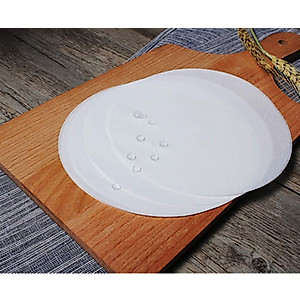 Non-Stick Round Parchment Paper- 6 inch - 100 Eco-Friendly Pack - Baking Paper Liners for Round Cake Pans Circle Cheesecake, Cooking, Air Fryer