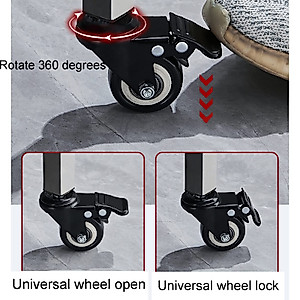 Floor Mop Sink With Roller, Free Standing Wash Station Commercial , Multipurpose Sink, For Garden Garage Schools, Hospitals, Factories, Hotels,Property Companies ( Color : Black , Size : 60*50.5cm )