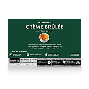Starbucks Flavored K-Cup Coffee Pods — Crème Brûlée for Keurig Brewers — 6 boxes (60 pods total)
