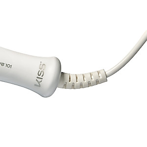 KISS Instawave 101 Automatic Rotating Curling Iron, 1.25 Inch Pearl Ceramic Tourmaline Barrel Heats Up to 400°, 2 Directional Spinner, Rose Gold Finish, 1.07 Lbs.