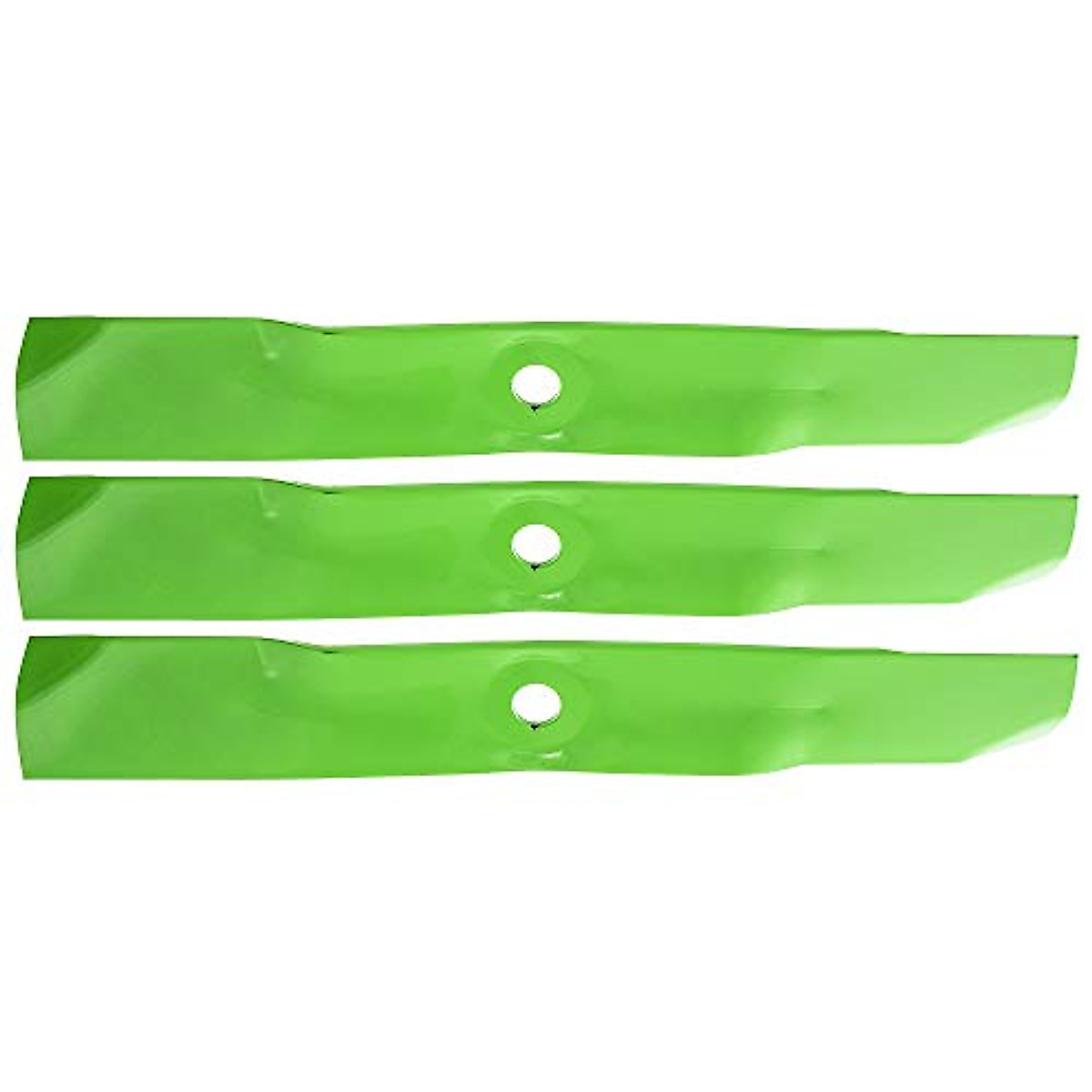 8TEN LawnRAZOR Mower Blade Set for John Deere LX280 Z425 Z45 1025R 2210 M143520 UC22010 54C Decks (Medium Lift)