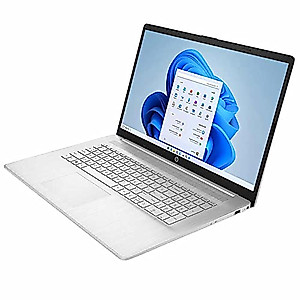 HP 2023 Newest 17.3" FHD Laptop, Intel Core i5-1235U (Up to 4.4GHz, 10 cores), Intel Iris Xe Graphics, 16GB RAM, 512GB PCIe SSD, Bluetooth, Windows 11 Home, Silver + 3in1 Accessories
