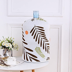 Water Dispenser Barrel Dust Cover for 5 Gallon Water Bottle, Stretchy Fabric Water Cooler Dust Proof Cover, Reusable Household Water Dispenser Bucket Cover Protector