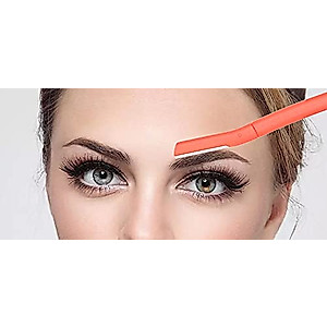 Chaosss &., Facial Fuzz-Free Razor, Eyebrow Trimmer Chaosss Co. Professional Exfoliating Dermaplaning Tool, Peach Fuzz Shaver and Multipurpose Home Skin Care for Women and Men (Pack of 4)