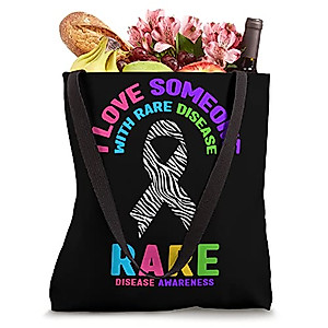 I Love Someone With Rare Disease Awareness Tote Bag