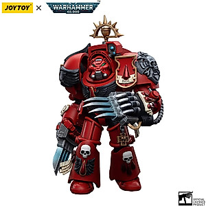 Joytoy 1/18 Action Figure Warhammer 40k Mecha 5.3in High Model Toy Blood Angels Assault Terminators Brother Tyborel