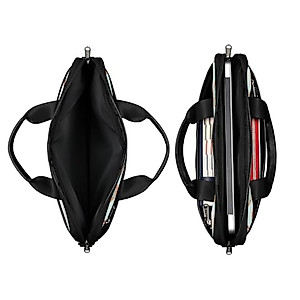 Doughnuts Laptop Computer Bag Waterproof Shoulder Messenger Bag 13-15 inch Durable Laptop Tote Bag with Shoulder Strap Handle Lightweight Crossbody Briefcase