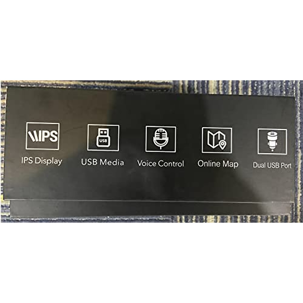 2023 Newest Portable Car Radio with Apple Carplay and Android Auto, Wireless Car Stereo 7" IPS Touchscreen with Bluetooth Hands-Free/Mirror Link/Google and Siri Assistant, Dash or Windshield Mounted